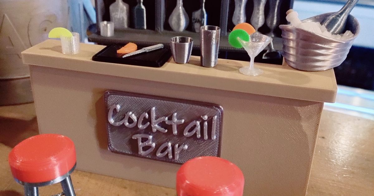 Tiny Bar by Florian Reppin | Download free STL model | Printables.com