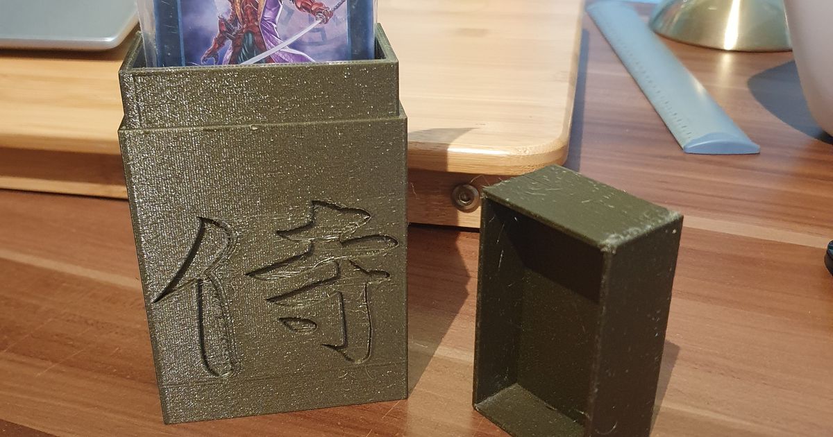 Samurai-Deckbox by Bernard Dreco | Download free STL model | Printables.com