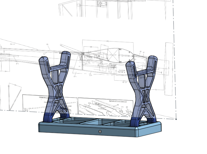 RC Airplane Stand by NucleicAcidDrop | Download free STL model ...