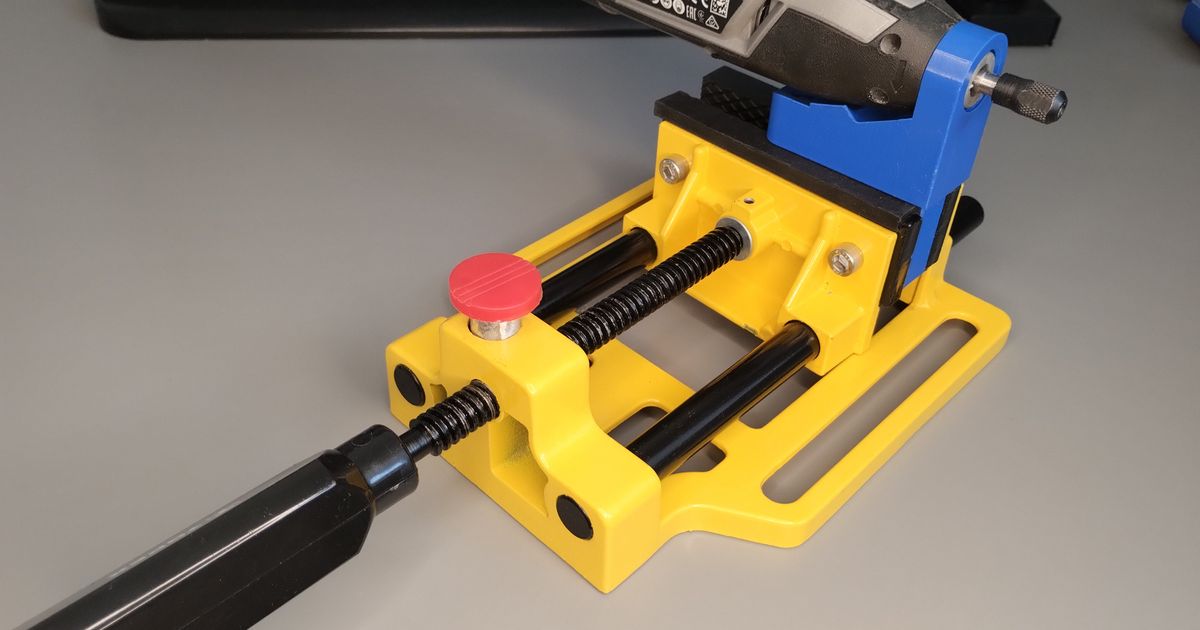 Dremel Holder - Vice Adapter by Zbyněk Král | Download free STL model ...
