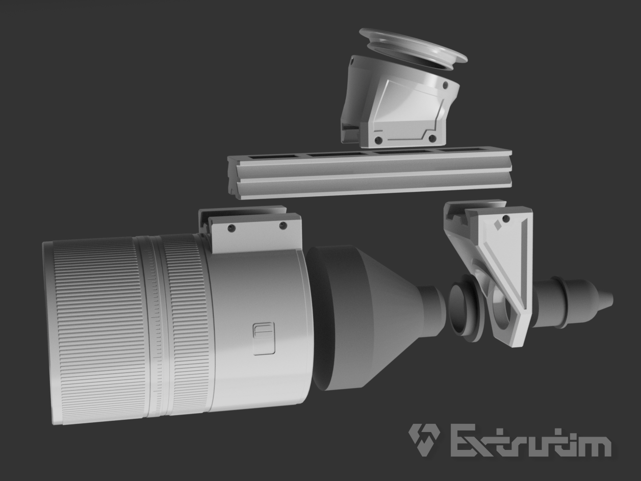 Light Cannon Lamp Shade Customizable by Extrutim | Download free STL ...
