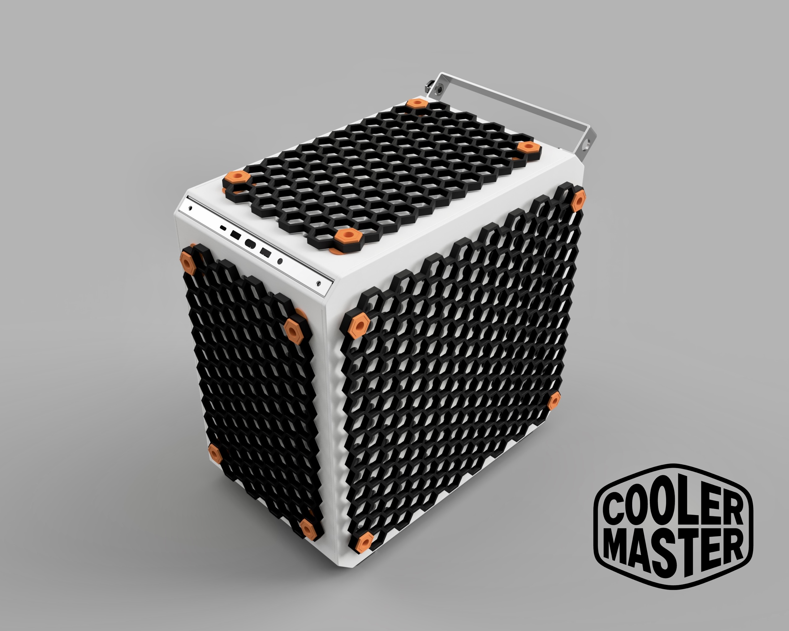 Cooler Master QUBE 500 - Honeycomb Storage Wall Panels by Hackjaz ...