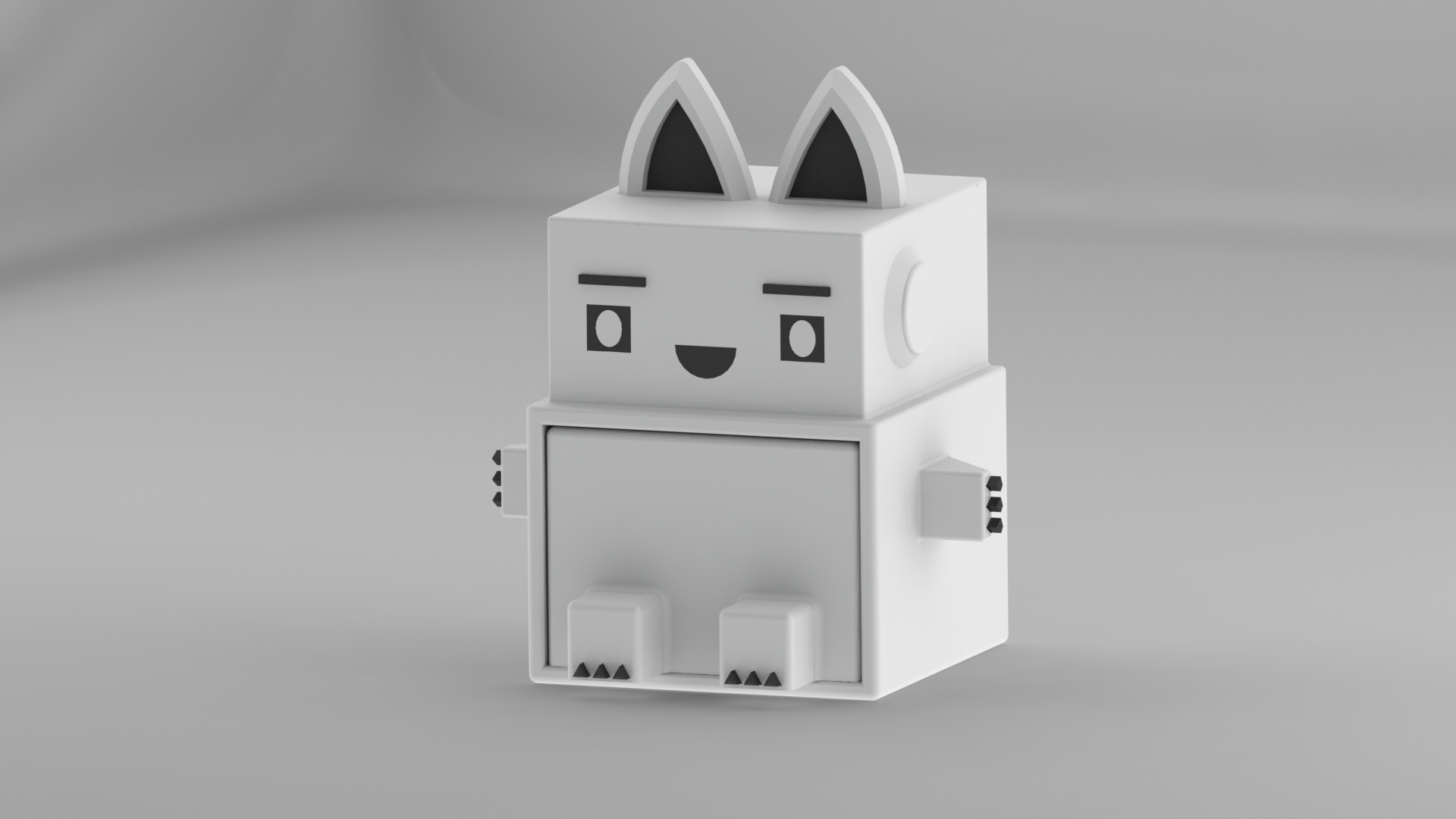 Robo-cat Storage by KardesDesign | Download free STL model | Printables.com