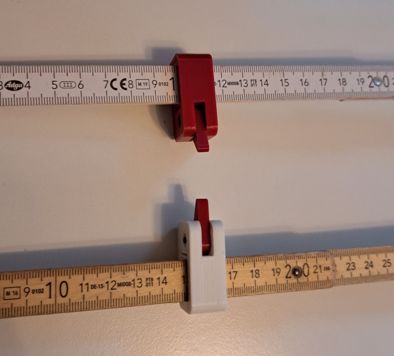 Anschlag für Metermaß by Stefan | Download free STL model | Printables.com