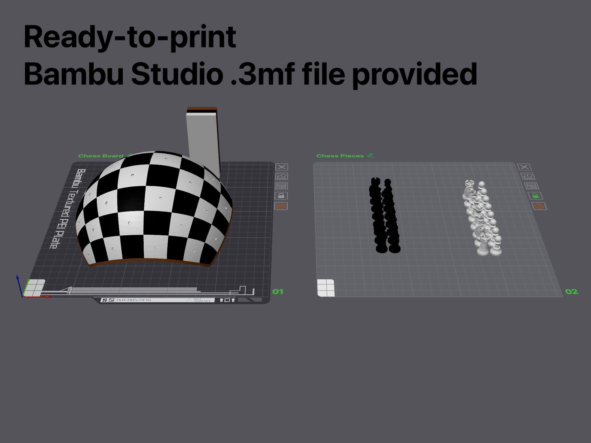 Multicolour Spherical Chess Board by jpbruce | Download free STL model ...