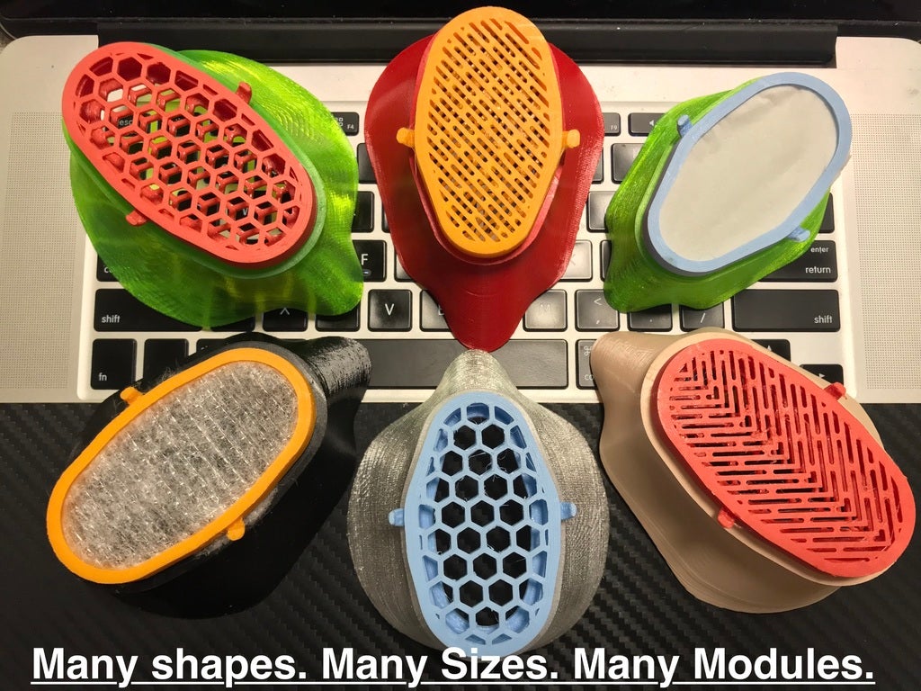 Flexible Mask Rolley [ Universal Modular System ] Covid-19 by iczfirz ...