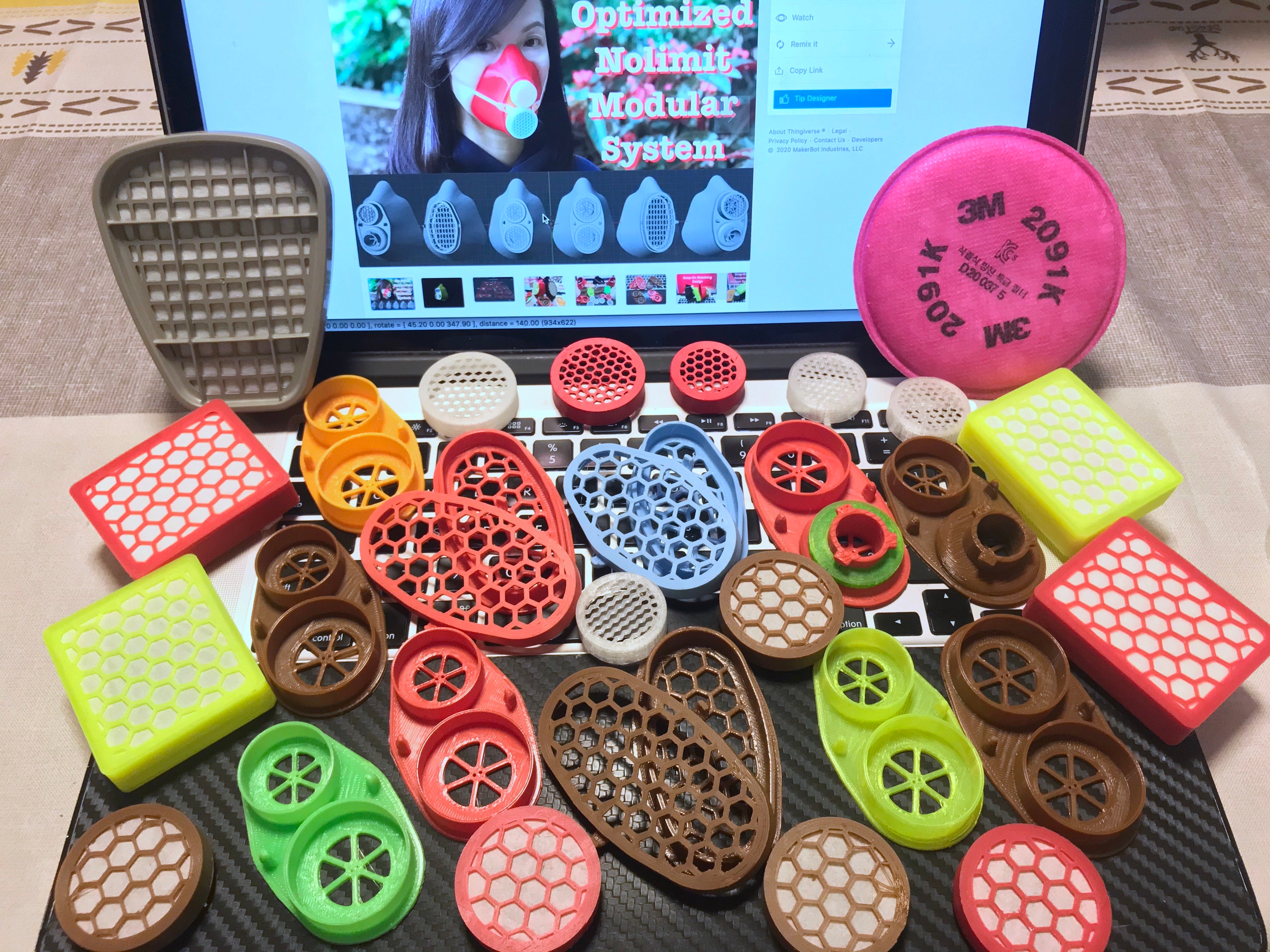 Flexible Mask Rolley [ Universal Modular System ] Covid-19 by iczfirz ...