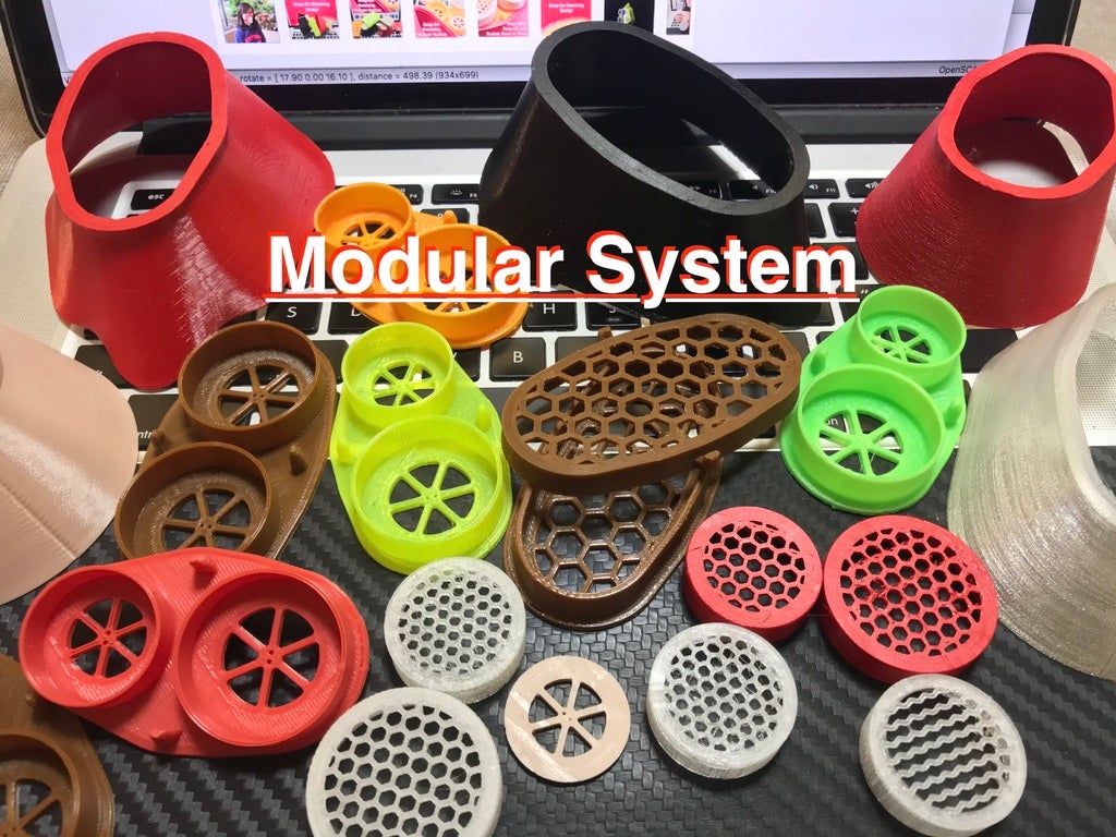 Flexible Mask Rolley [ Universal Modular System ] Covid-19 by iczfirz ...