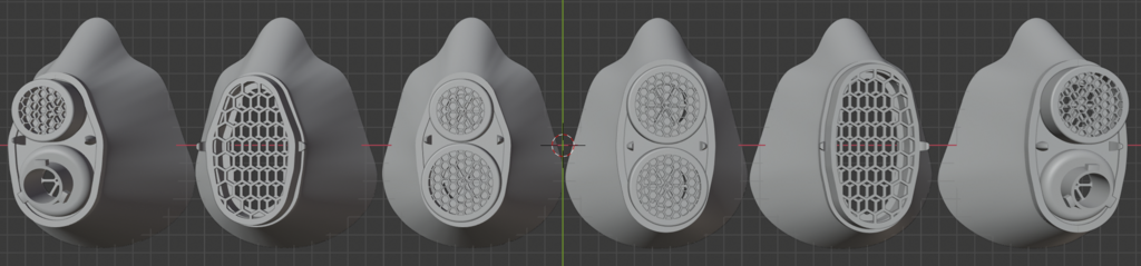 Flexible Mask Rolley [ Universal Modular System ] Covid-19 by iczfirz ...