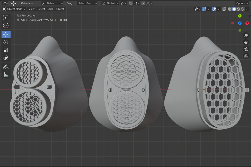 Flexible Mask Rolley [ Universal Modular System ] Covid-19 by iczfirz ...