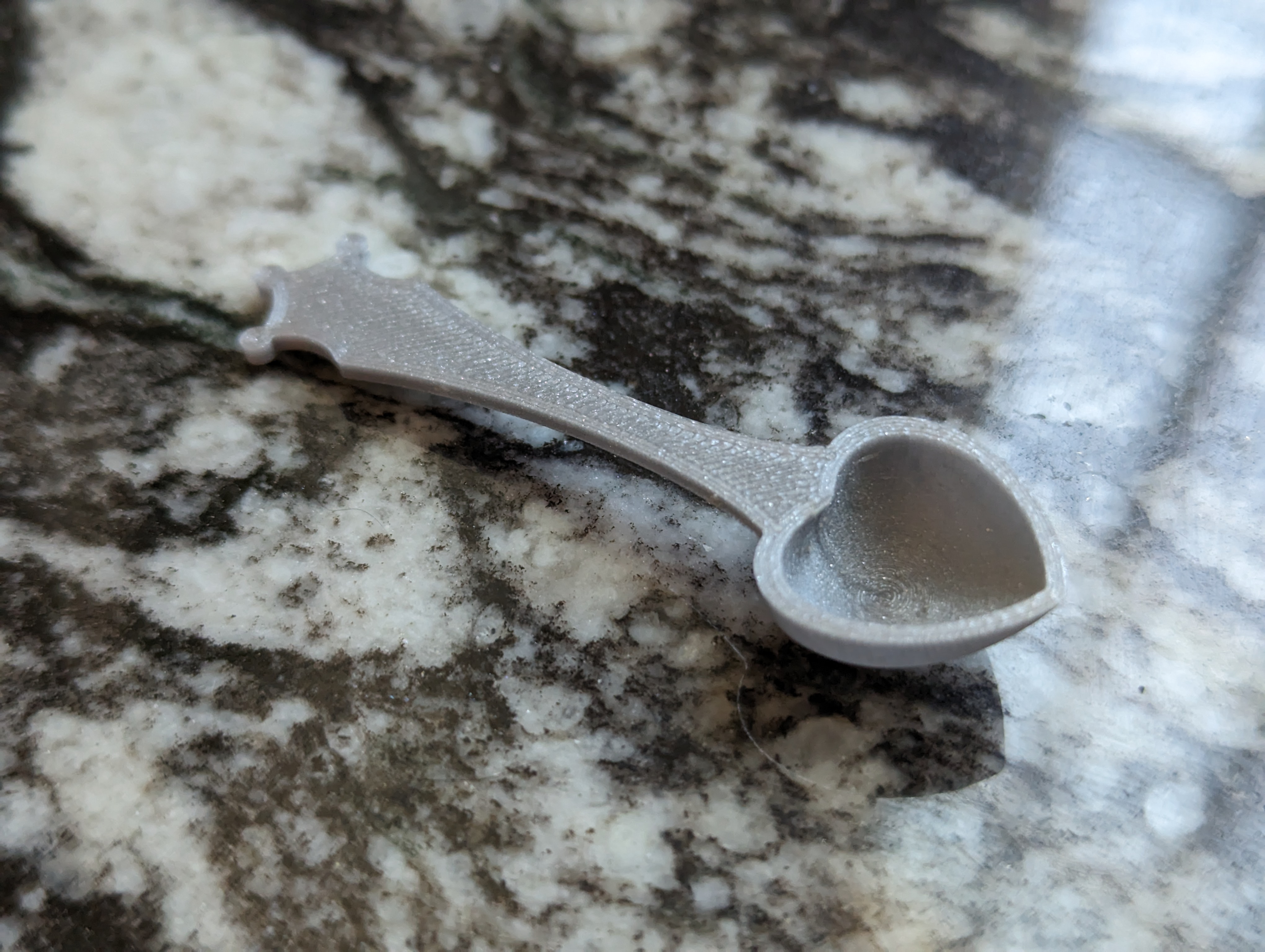 Miniature Heart-Spoon by AE | Download free STL model | Printables.com