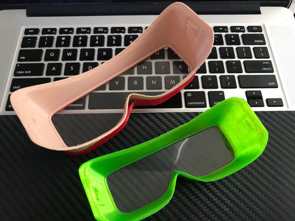 Flexible Goggles Optimised for 3DP [Print on Transparent Film Challenge ...
