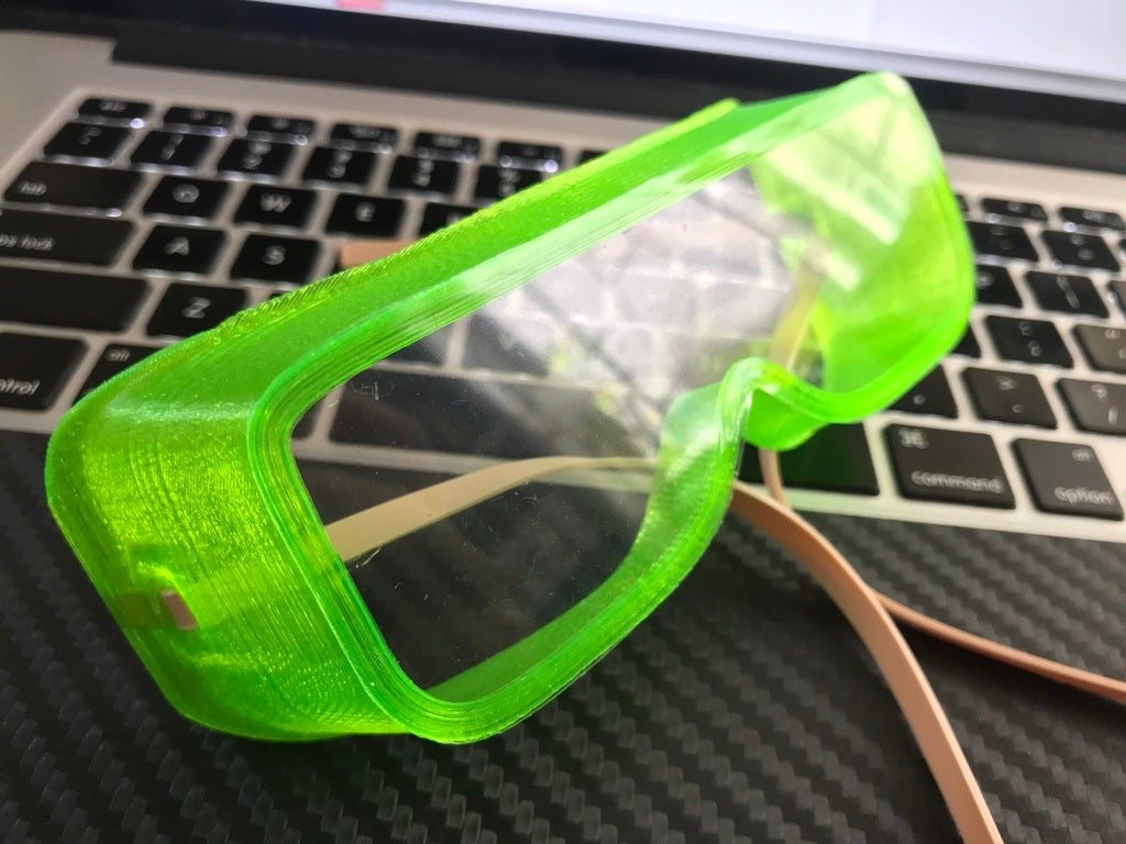 Flexible Goggles Optimised for 3DP [Print on Transparent Film Challenge ...