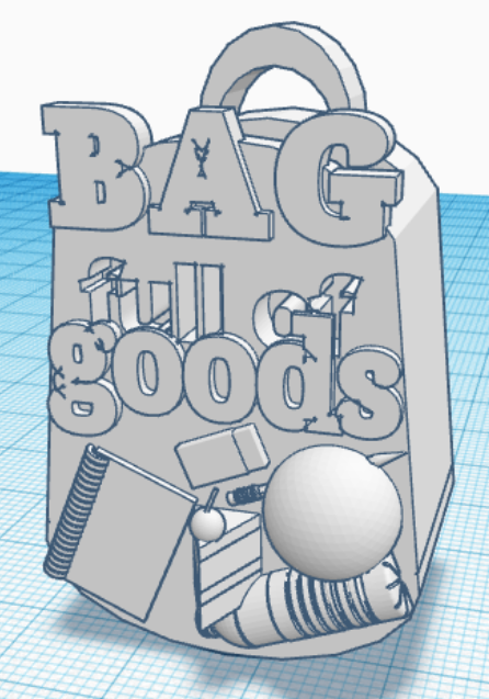 The Bag Keychain by Rayyan Alam | Download free STL model | Printables.com