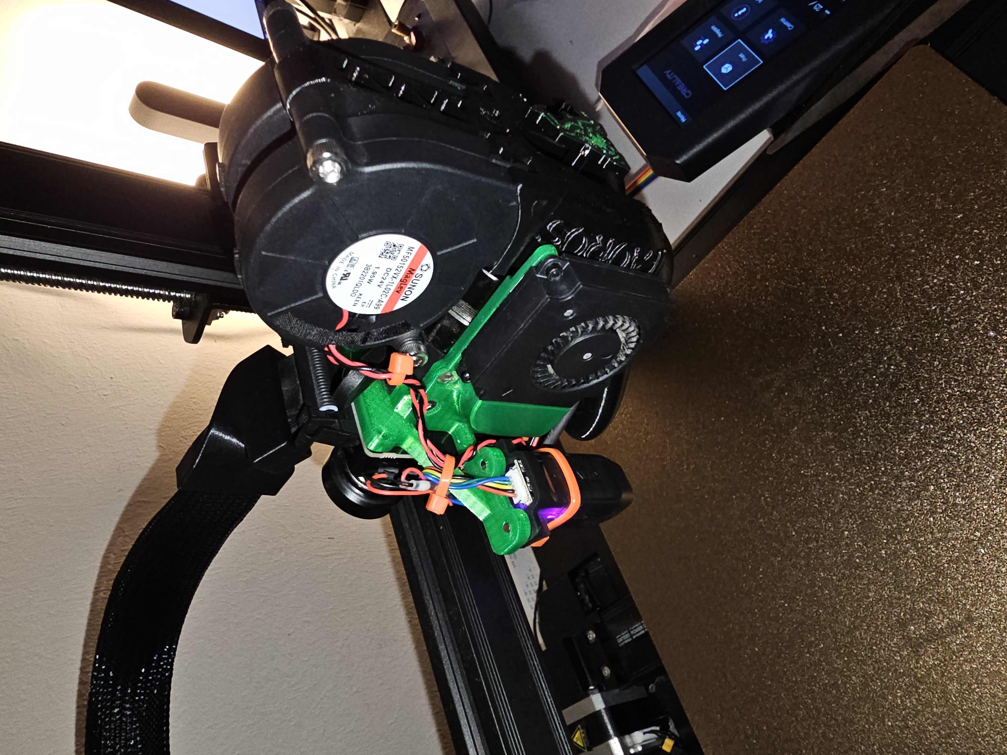 Sprite Extruder Backplate 0 Y Offset 4010 Hotend Duct By Starfalk Download Free Stl Model 