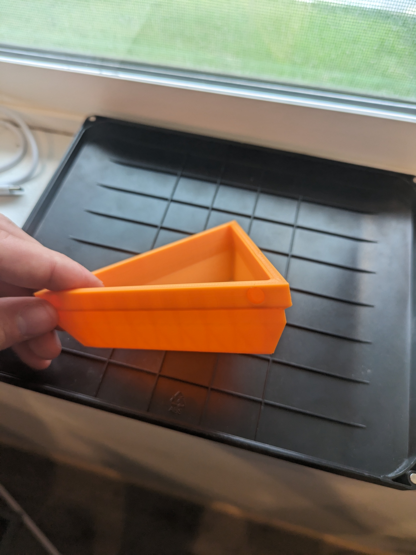 Triangle Game Piece Magnet Tray by zekesnack | Download free STL model ...