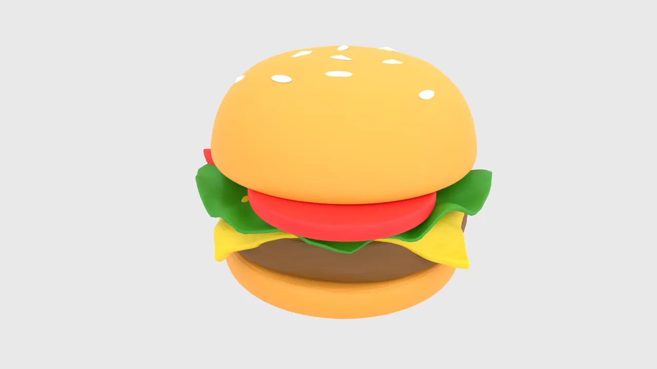 Realistic Hamburger Prop by STLCreators | Download free STL model ...