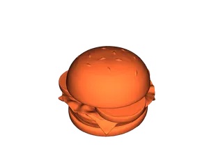 Realistic Hamburger Prop by STLCreators | Download free STL model ...