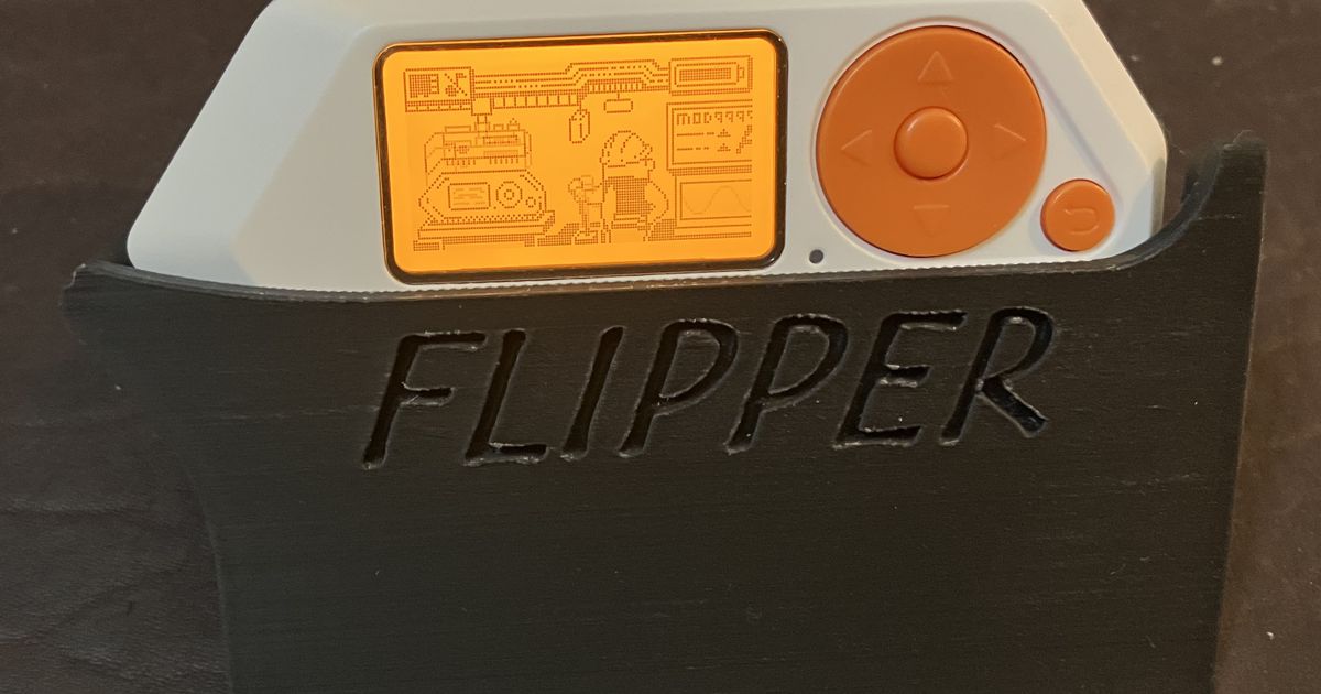 Flipper stand by yakMedic | Download free STL model | Printables.com