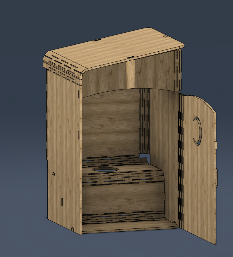 Shrek's modern foldable outhouse by TigFur | Download free STL model ...