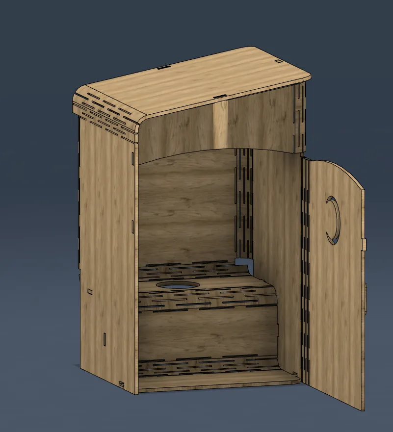 Shrek's modern foldable outhouse by TigFur | Download free STL model ...