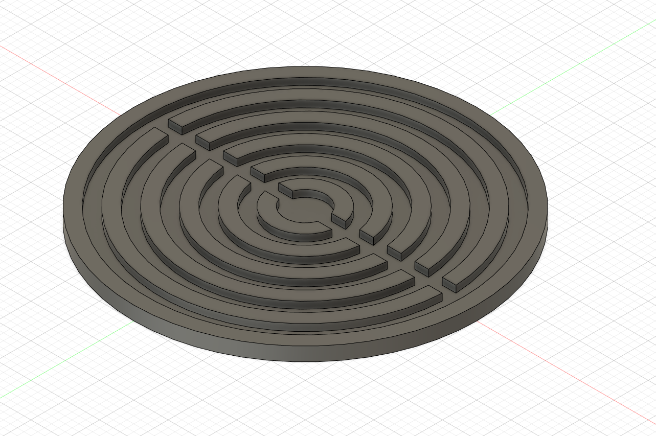Large Coaster by Wakefuldude | Download free STL model | Printables.com