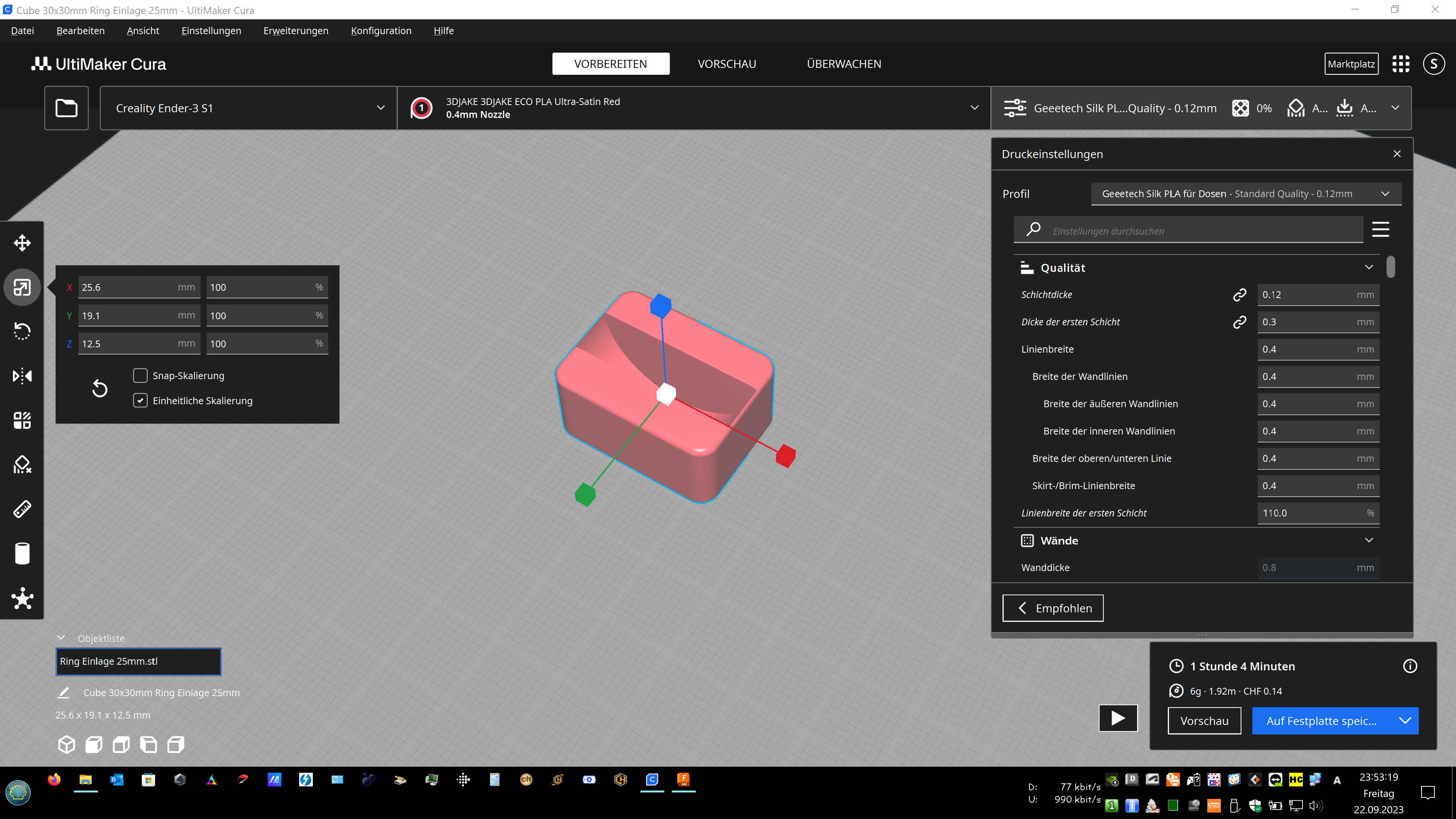 Ring Box 30x30mm by Stamatis Kambanis | Download free STL model ...