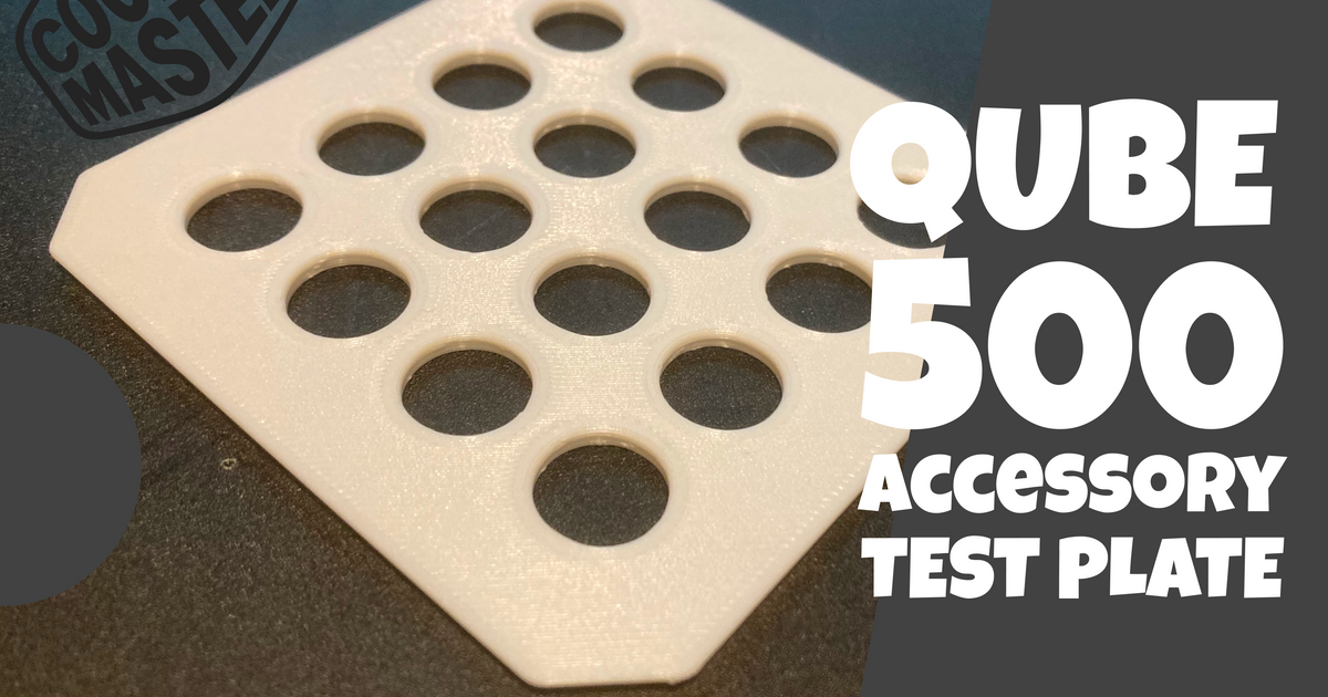 QUBE 500 - Accessory Test Plate by MM Printing | Download free STL ...