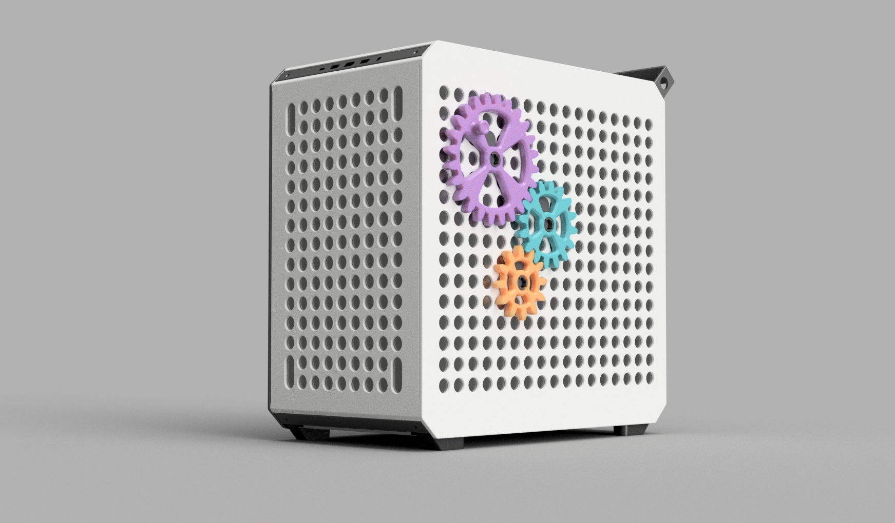 Modular Gear World for QUBE 500 by Cem0s | Download free STL model ...