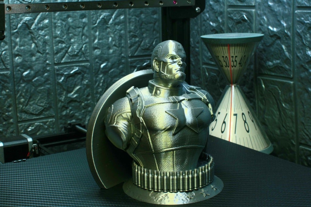 Wicked Marvel Avengers Captain America Support Free Remix By Iczfirz Download Free Stl Model