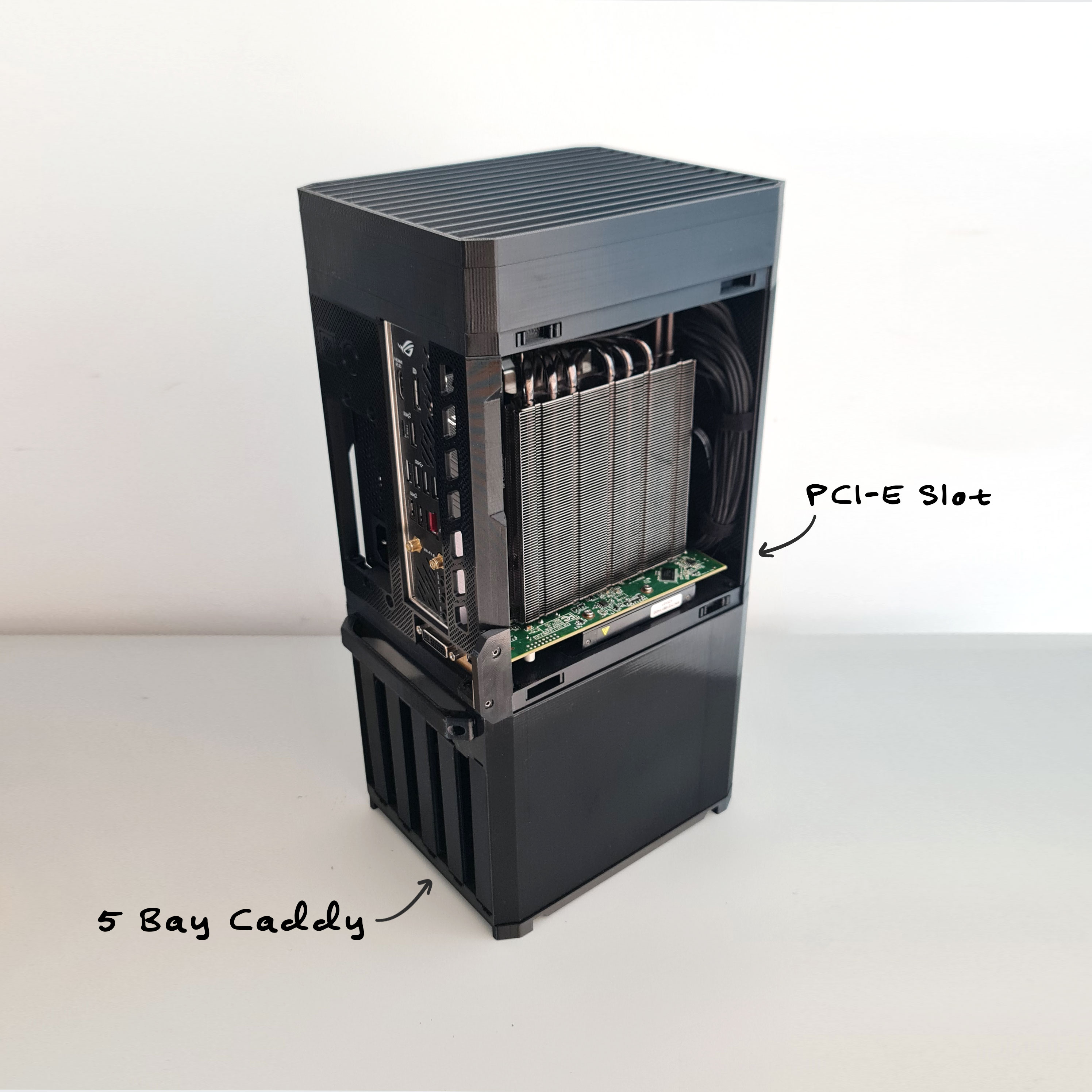 MASS - Stackable NAS ITX Enclosure por Haydn Bao | Descargar modelo STL ...