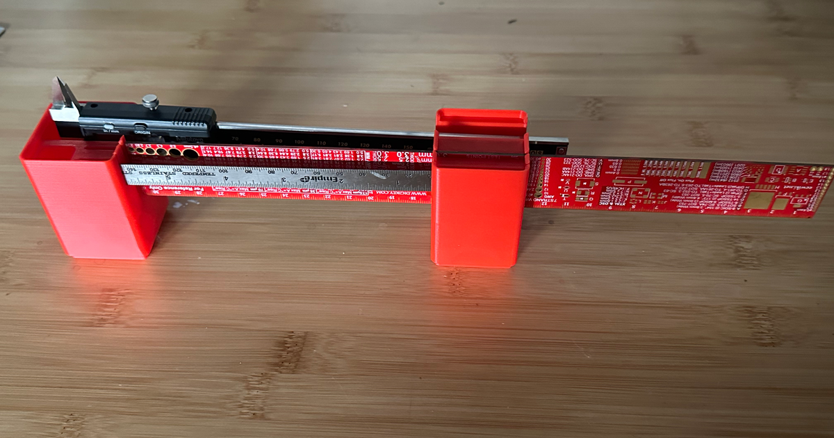 Gridfinity Caliper and Ruler Holder 1x1x1.25 by yummycow | Download ...