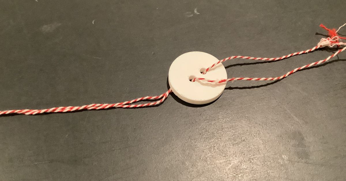 spinning button toy by Hoani3D | Download free STL model | Printables.com