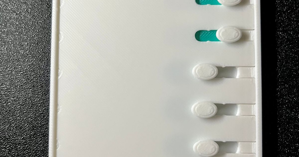 Blank Task List (updated with notches) by easai | Download free STL ...