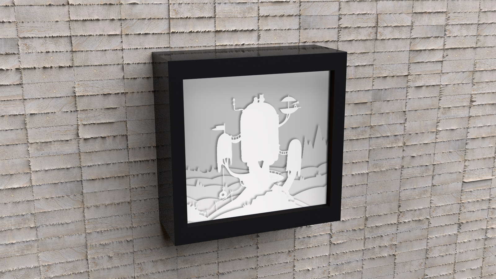 adventure time lightbox by tecnoculebras | Download free STL model ...