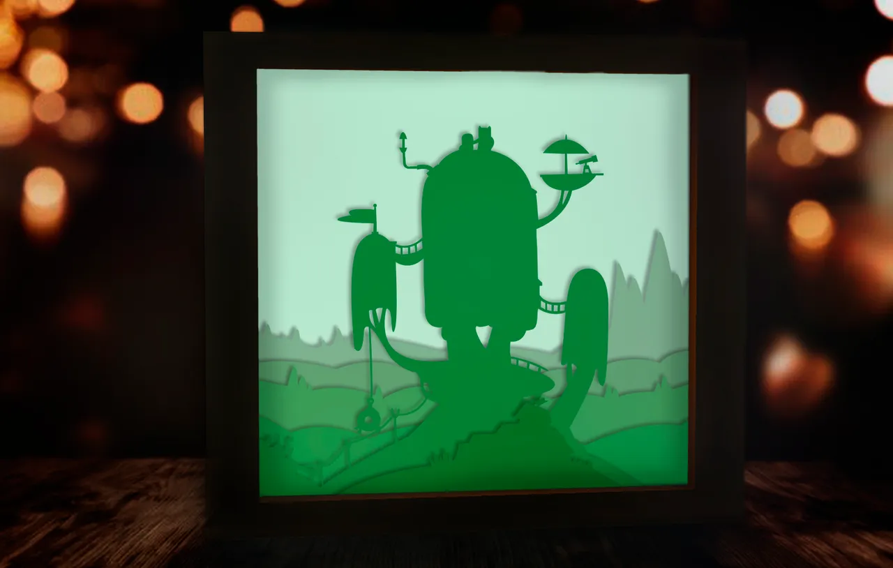 adventure time lightbox by tecnoculebras | Download free STL model ...