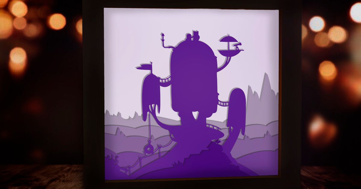 adventure time lightbox by tecnoculebras | Download free STL model ...