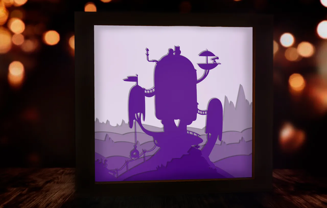 adventure time lightbox by tecnoculebras | Download free STL model ...