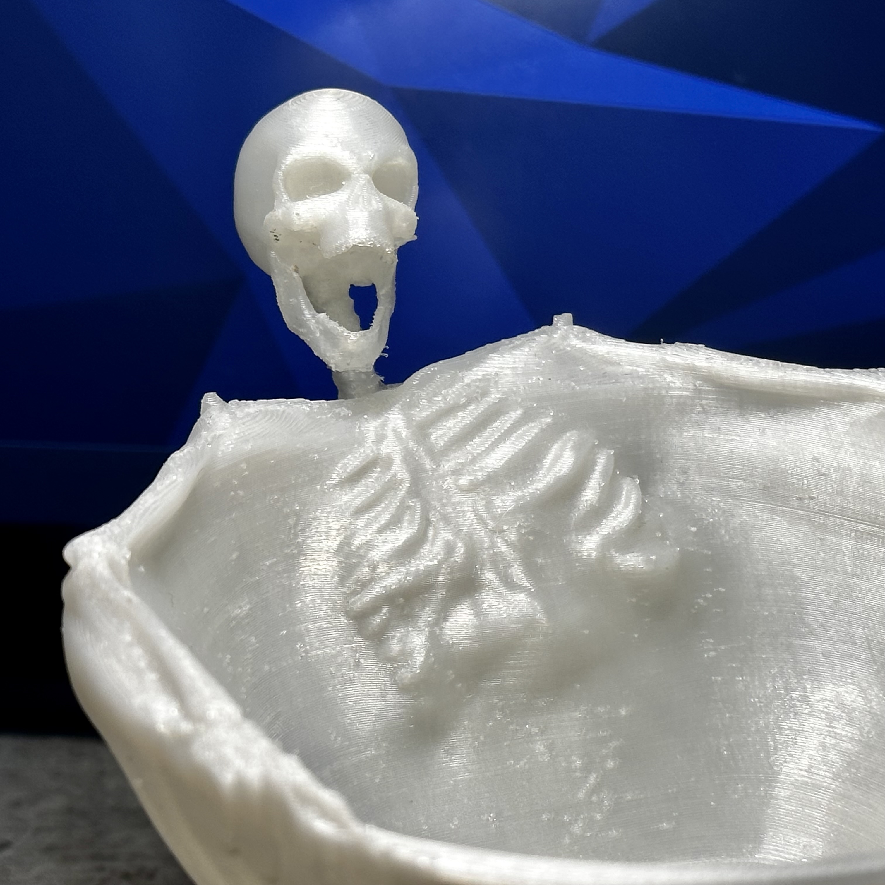Halloween Skeleton Candy Bowl by Michael Wycoff | Download free STL ...