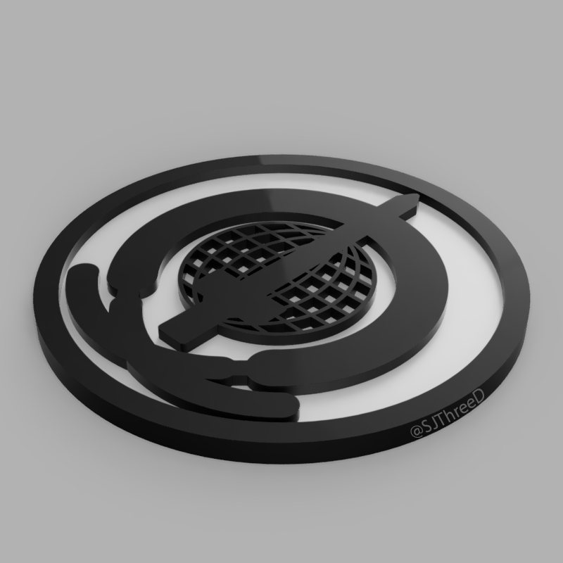 Marvel's Sword Logo - Marvel Coasters by SJThreeD | Download free STL ...