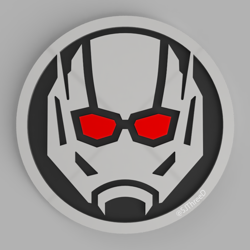 Ant-Man - Marvel Coasters by SJThreeD | Download free STL model ...