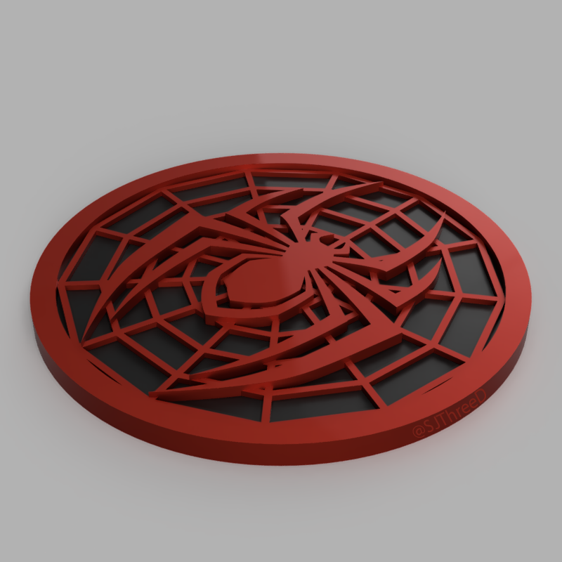 Spider-Man (Miles) - Marvel Coasters by SJThreeD | Download free STL ...
