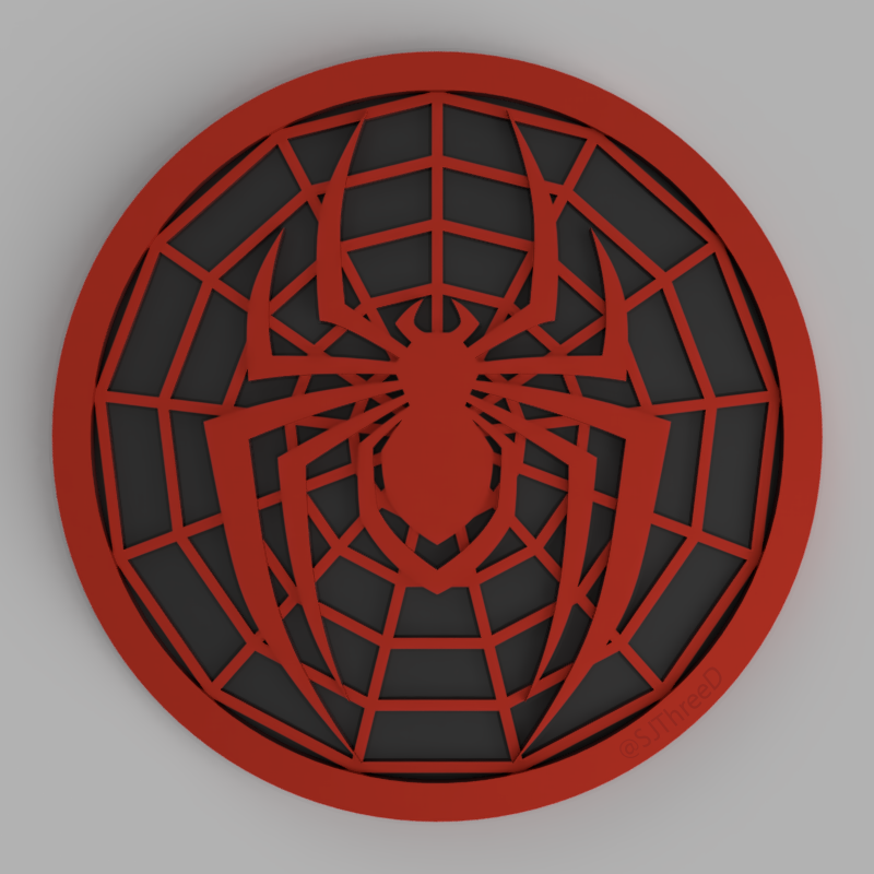 Spider-Man (Miles) - Marvel Coasters by SJThreeD | Download free STL ...