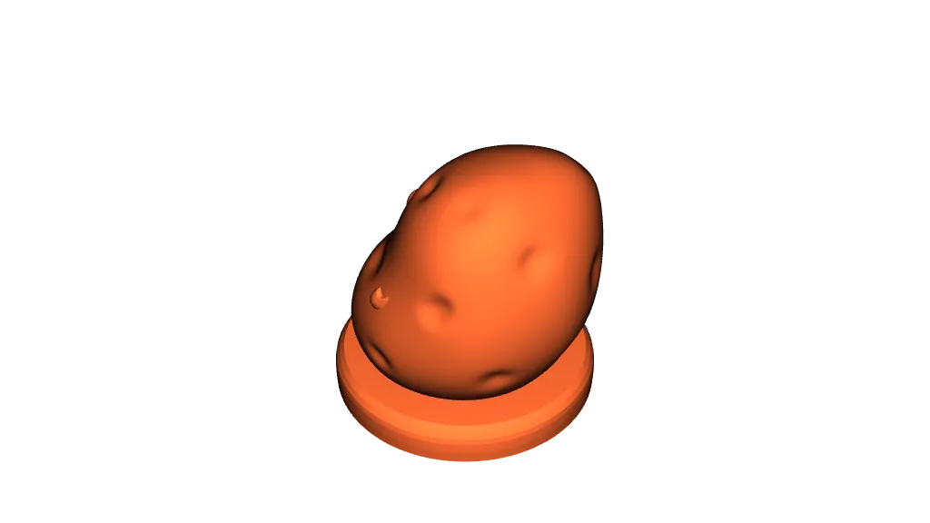 Sitting Potato by Vec4 | Download free STL model | Printables.com