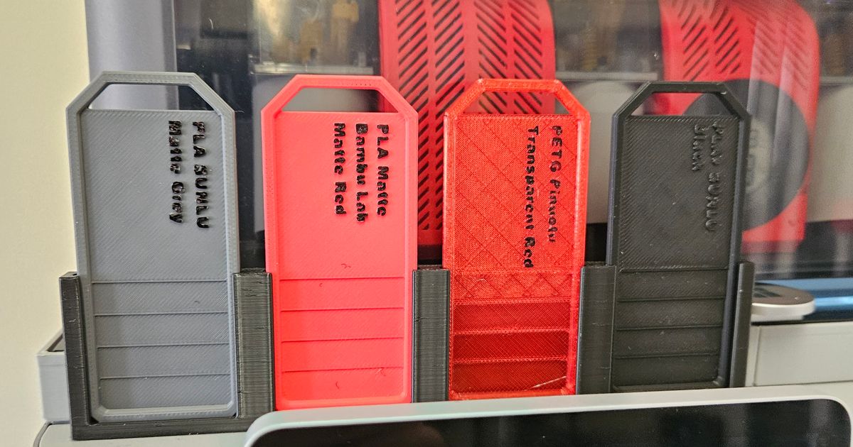 Filament Sample Display for Bambu Lab AMS od autora Pete | Stáhněte si ...