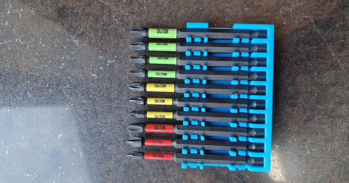 Extended bit holder for 89mm+ Bits. by Jay | Download free STL model ...