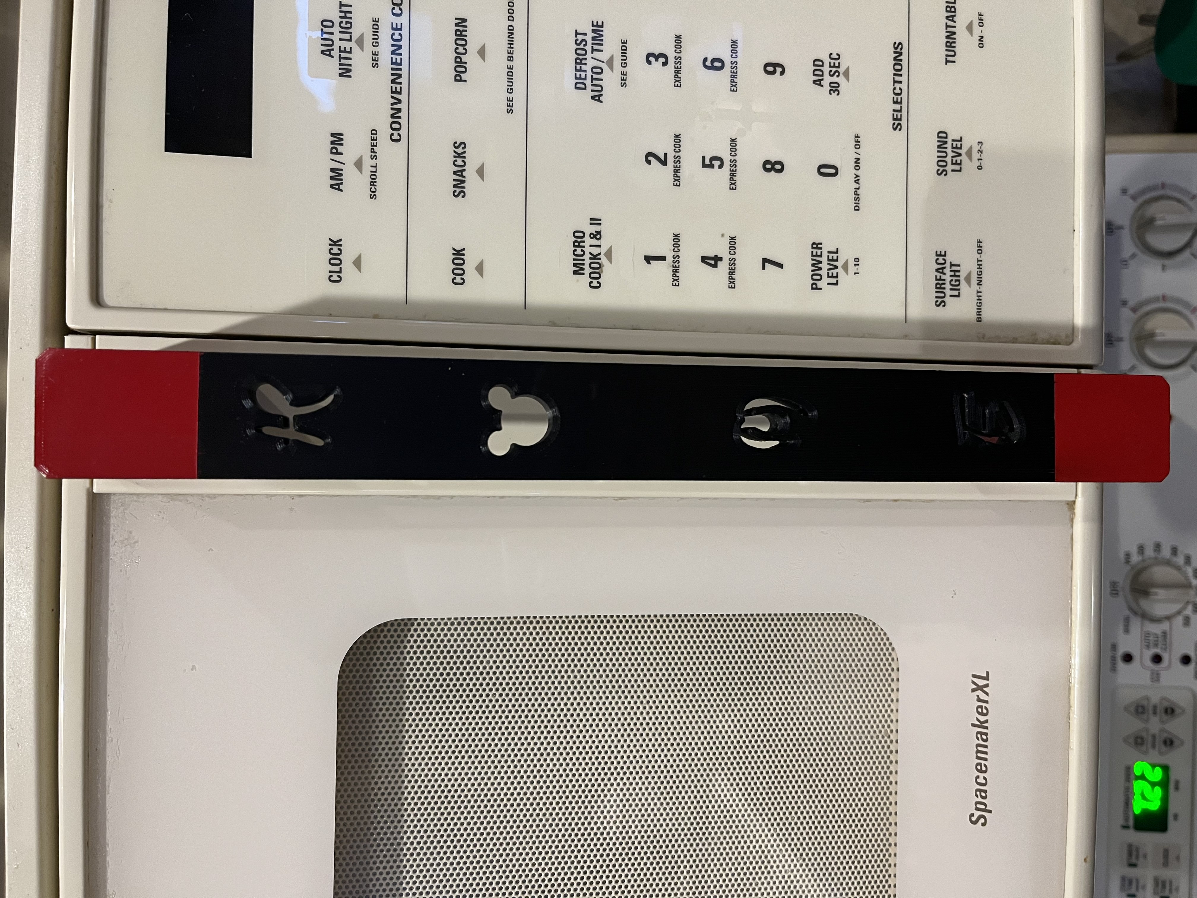 GE SpacemakerXL Microwave Handle w/ Home text by Dave G | Download free ...