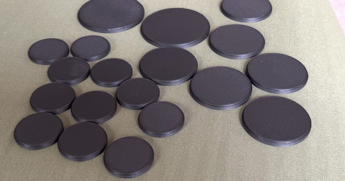 Marvel Crisis Protocol Blank Bases by Ben | Download free STL model ...