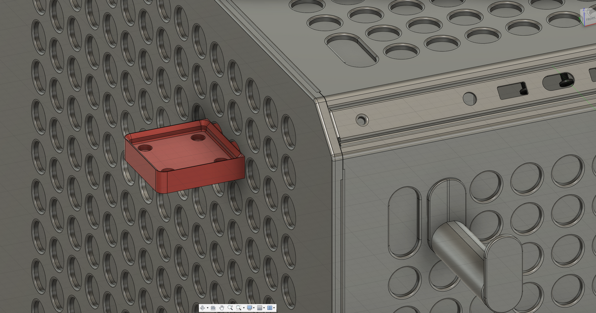 Single Weighted Gridfinity Baseplate QUBE 500 by Yevgen Negvey ...
