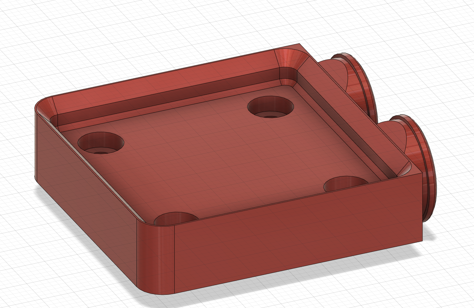 Single Weighted Gridfinity Baseplate QUBE 500 by Yevgen Negvey ...